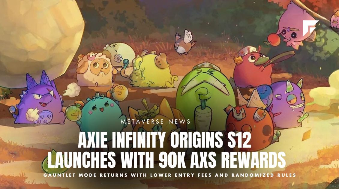 Axie Infinity Origins S12 Launches With 90K AXS Rewards