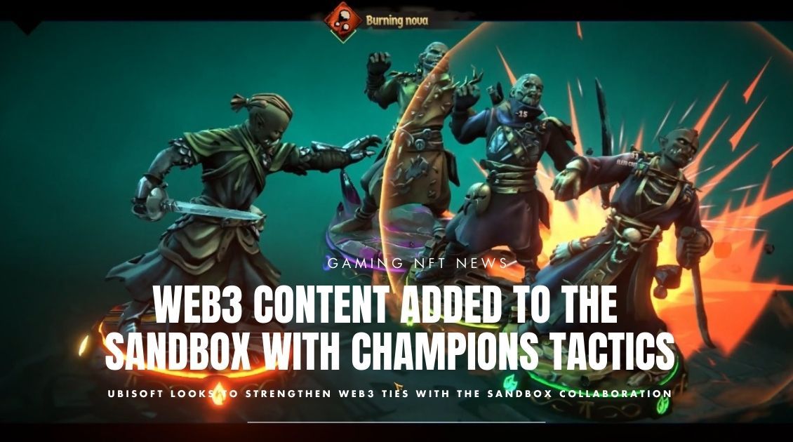 Web3 Content Added to The Sandbox With Champions Tactics